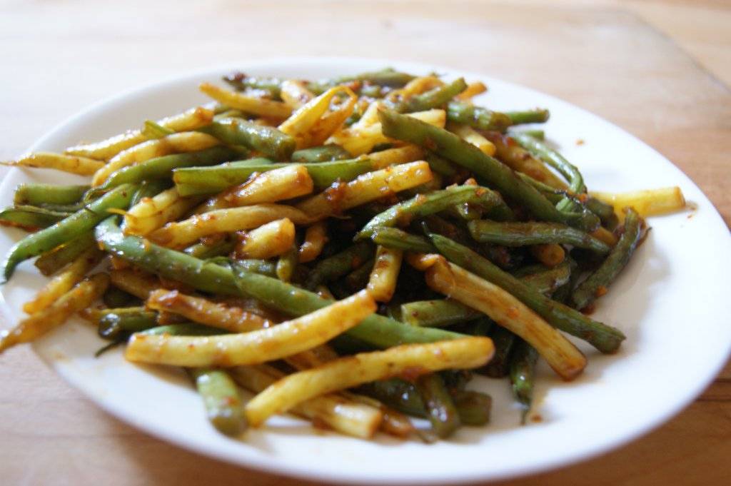 Anna's Korean Green Beans — Chef Heidi Fink